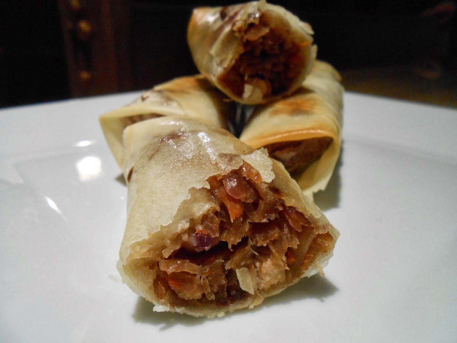 Eat cook and love: Egg rolls au poulet, cuits au four