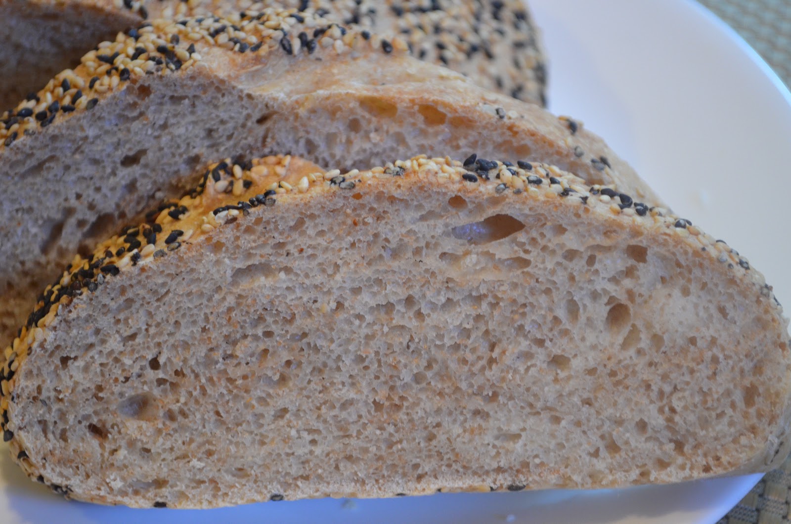 Peggy @ Baking House: Rustic Sesame Bread