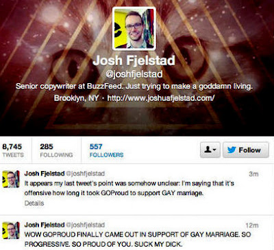 Joe. My. God.: GOProud Haz The Fake Outrage