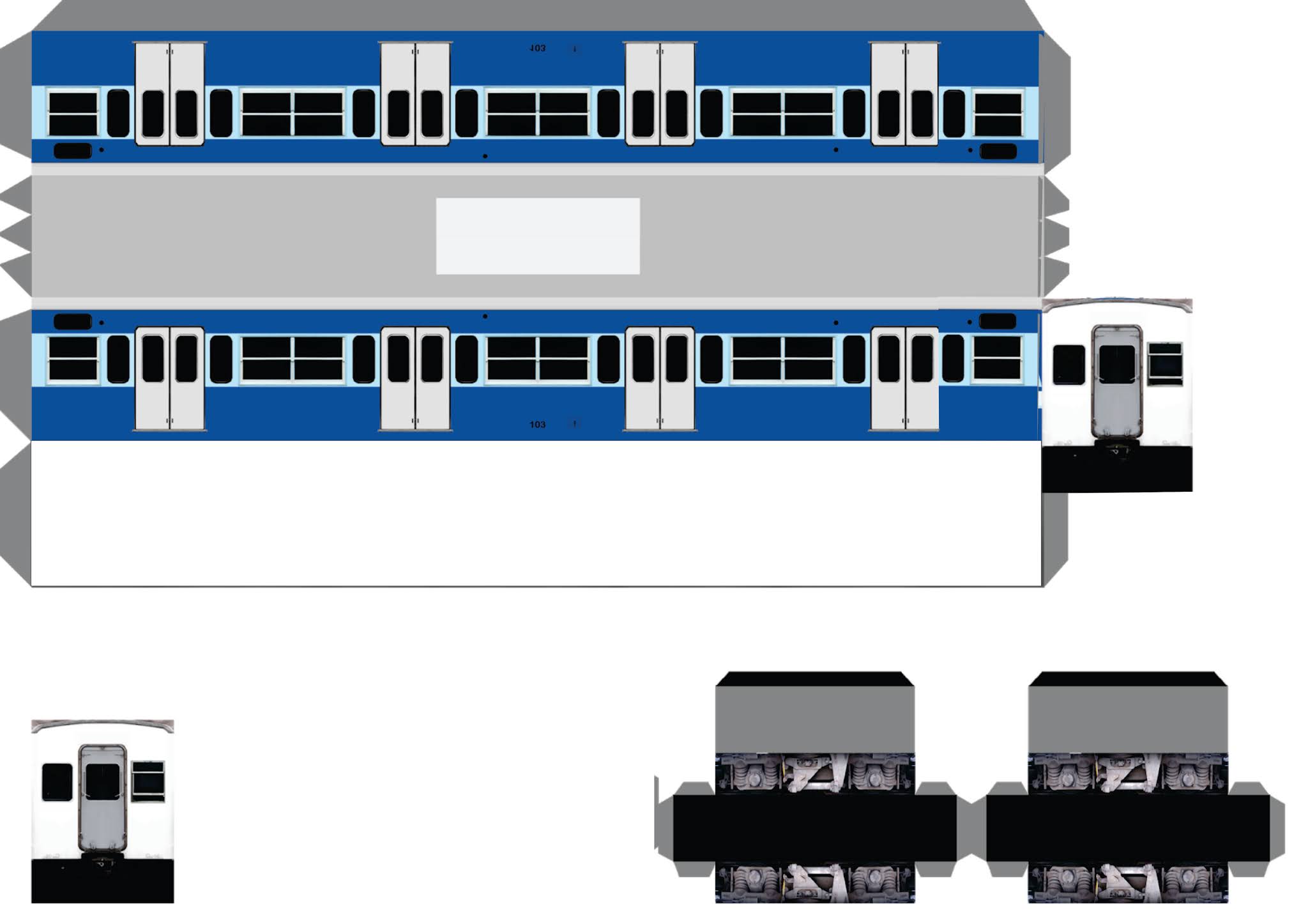 papercraft krl indonesia by damar papercraft