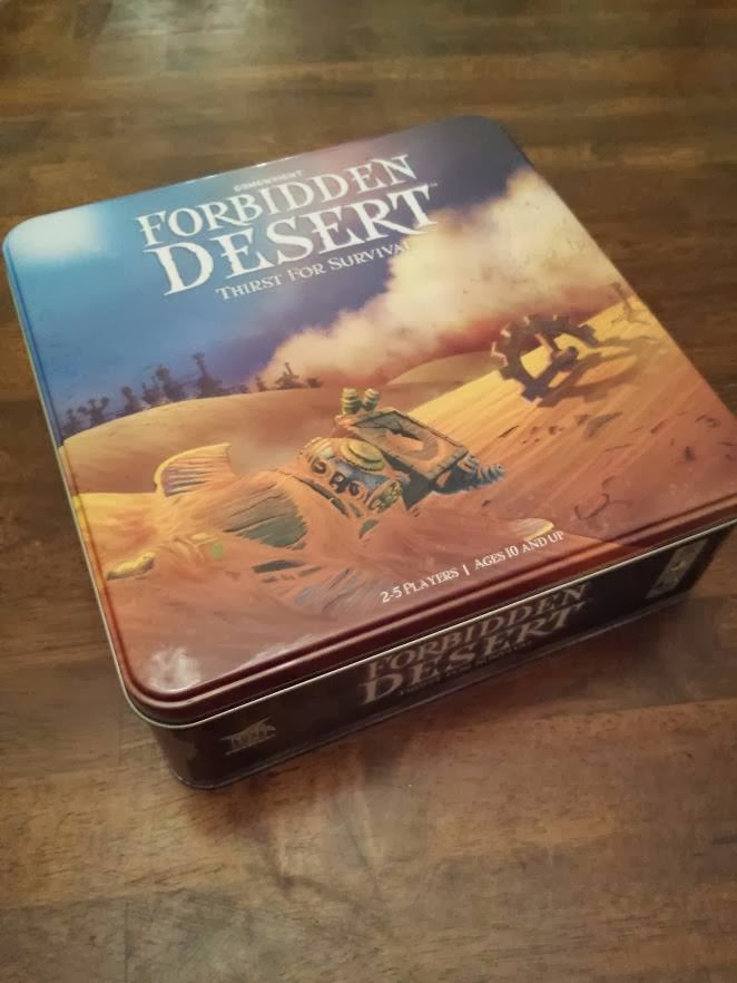 The Nerds' Table: Review: Forbidden Desert by Matt Leacock