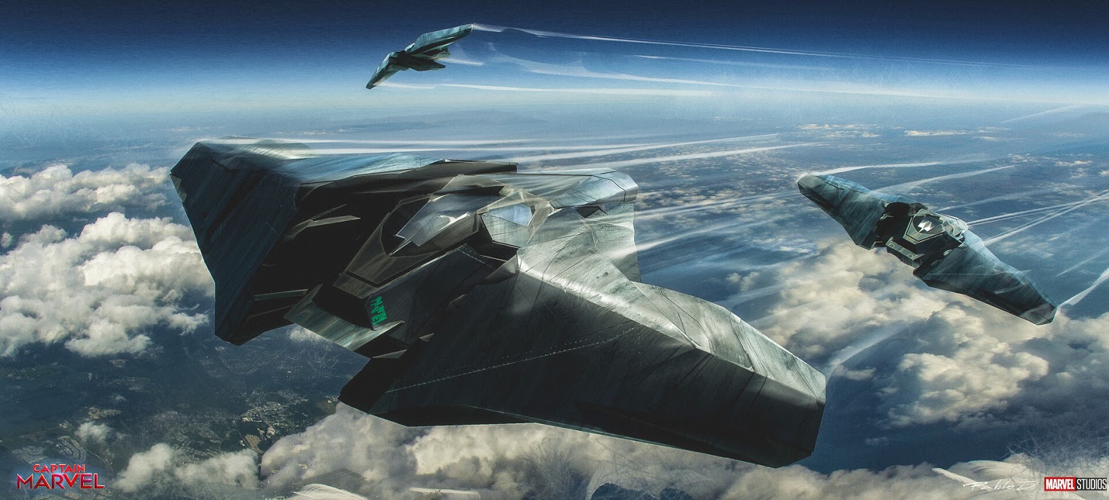 Fantastic "Captain Marvel" (2019) Concept Art By Pablo Dominguez « Film ...