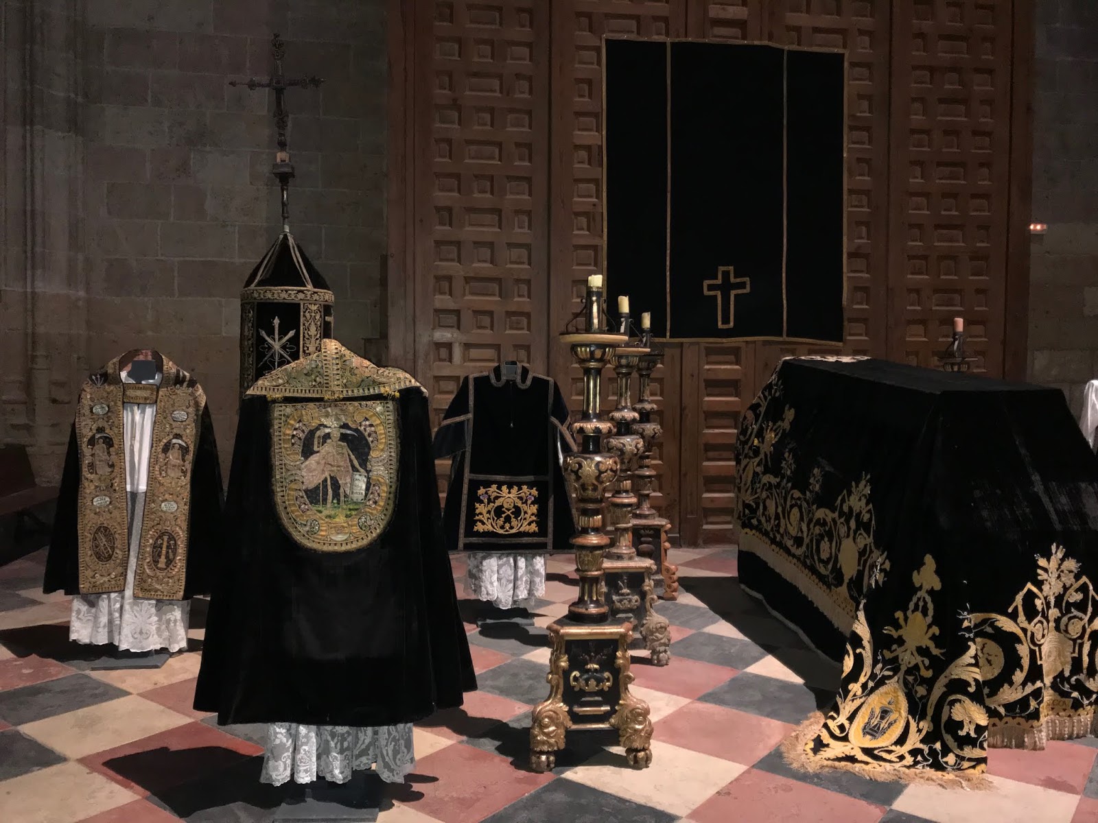 Funeral embroidery from Old Castille ~ Liturgical Arts Journal