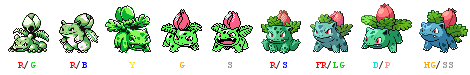 The Pokémon Sprite Guy: 2. Ivysaur