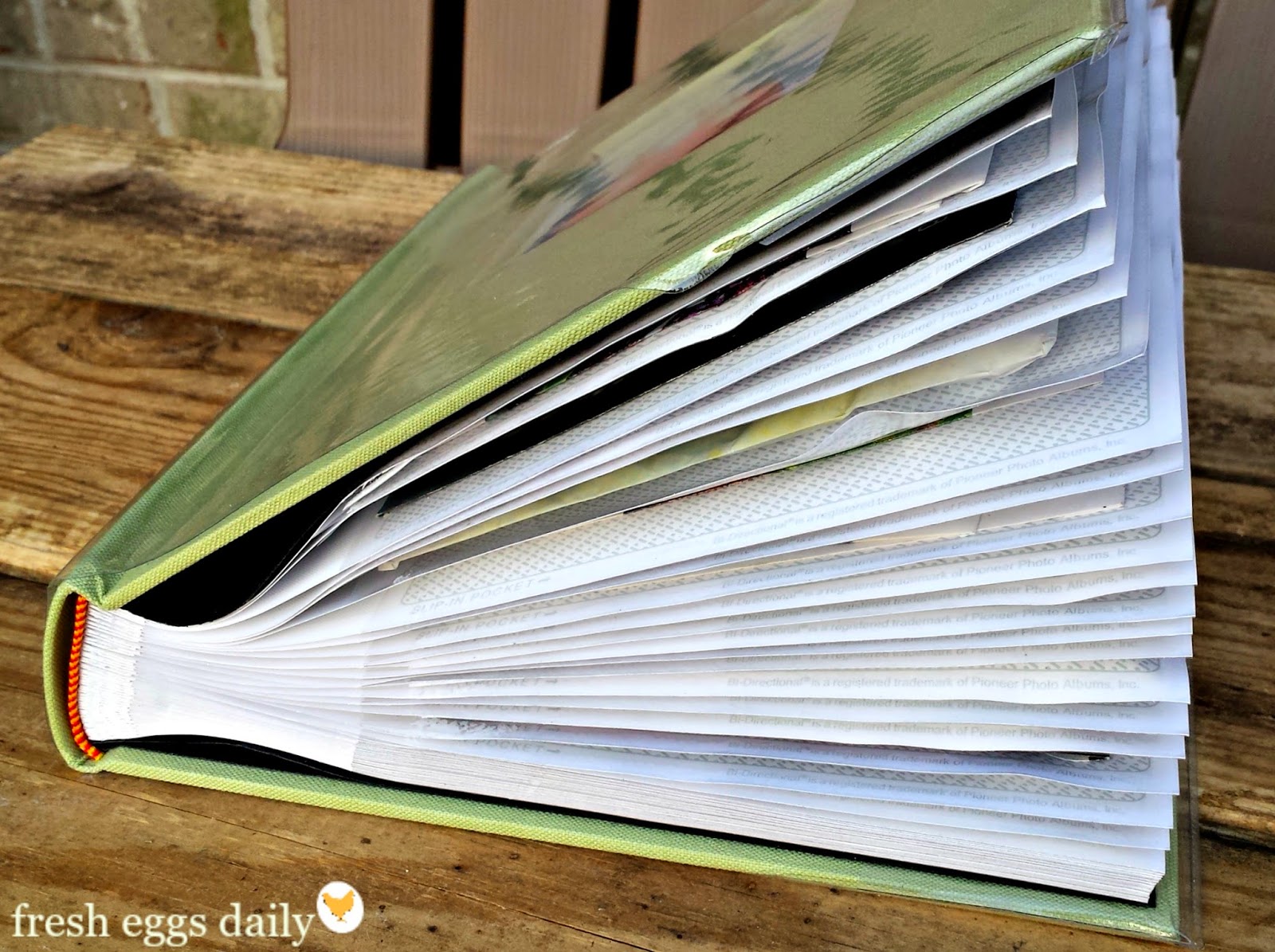 DIY Photo Album Seed Organizer - Fresh Eggs Daily® with Lisa Steele