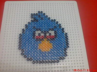 MY BLOG, MY STORIES, MY PHOTOS - 廖国玲: I LOVE PYSSLA BEADS - ANGRY BIRD