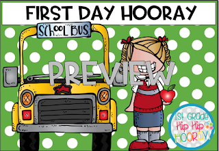 1st Grade Hip Hip Hooray!: First Day Hooray!