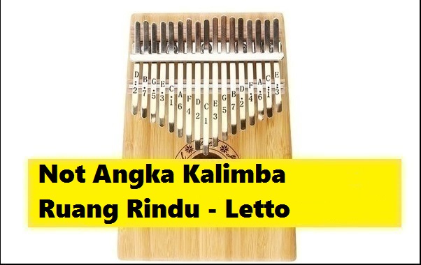 Not Angka Kalimba Ruang Rindu - Letto - CalonPintar.Com