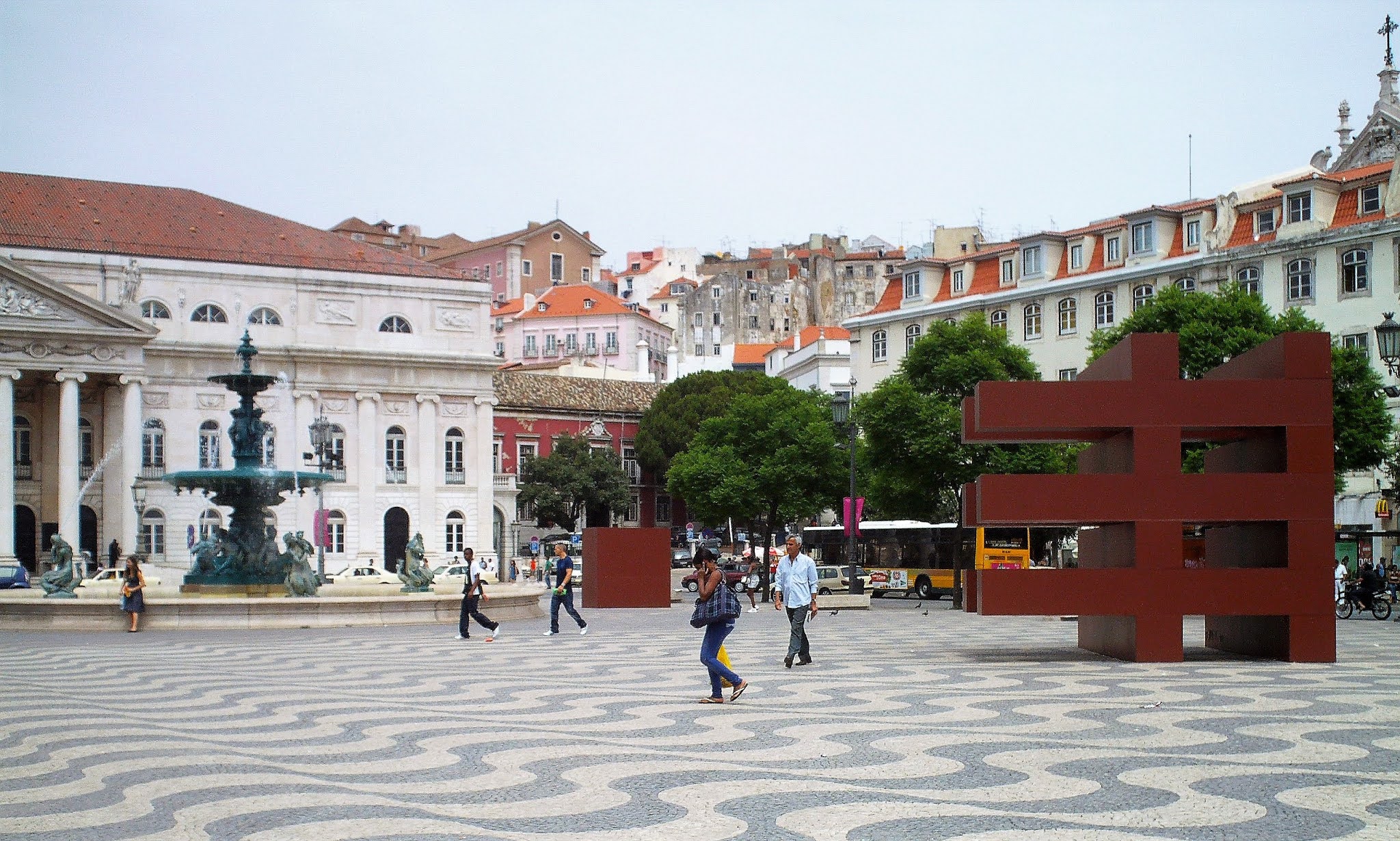 Rossio Square - LISBON, PORTUGAL