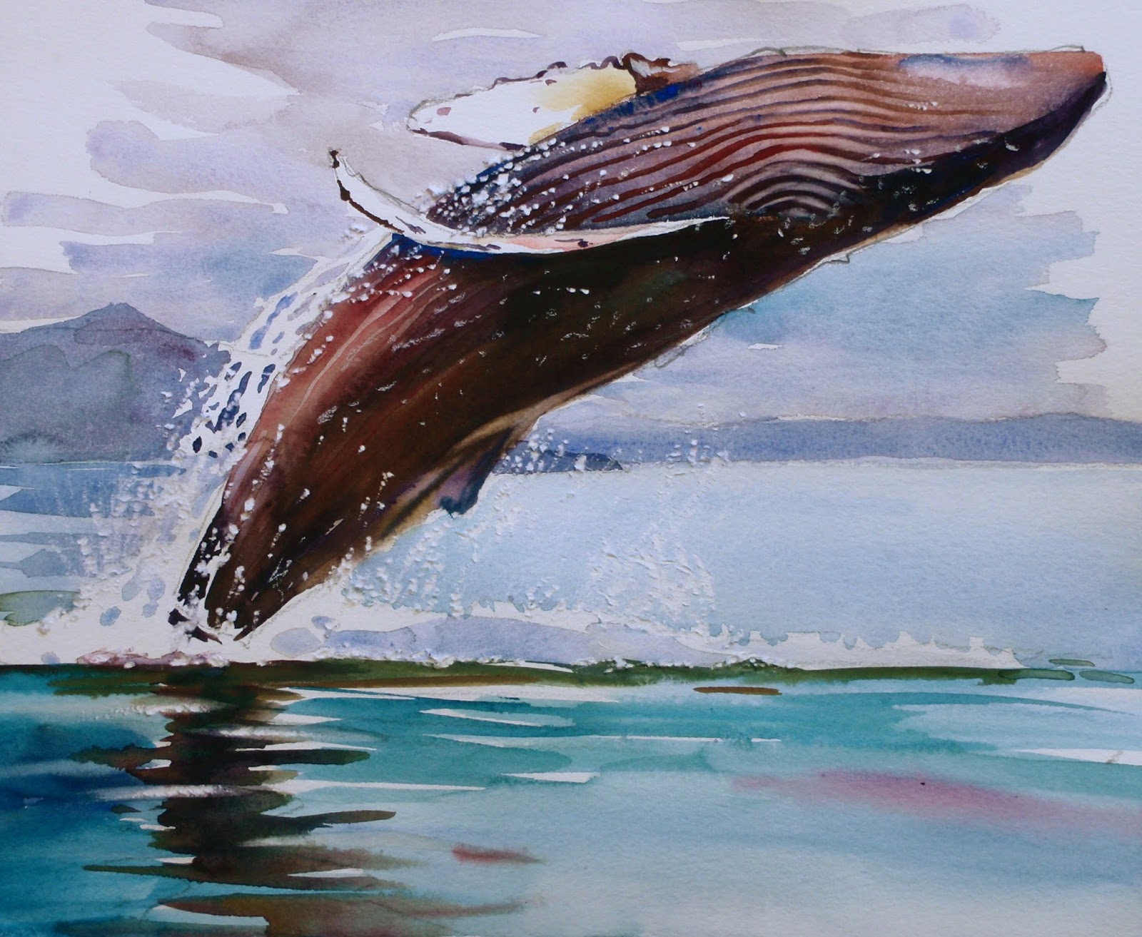 David Lobenberg: Something fishy in watercolor no less.