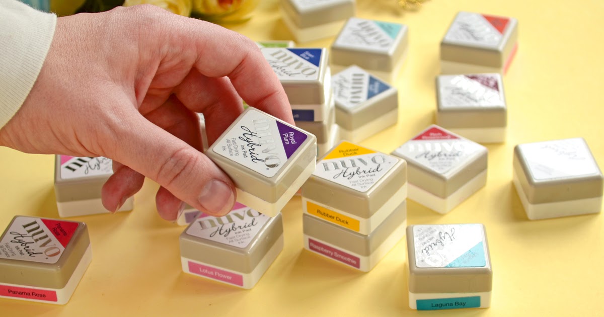 A Closer Look at Nuvo Hybrid Inks ~ Favorite things by Galachko