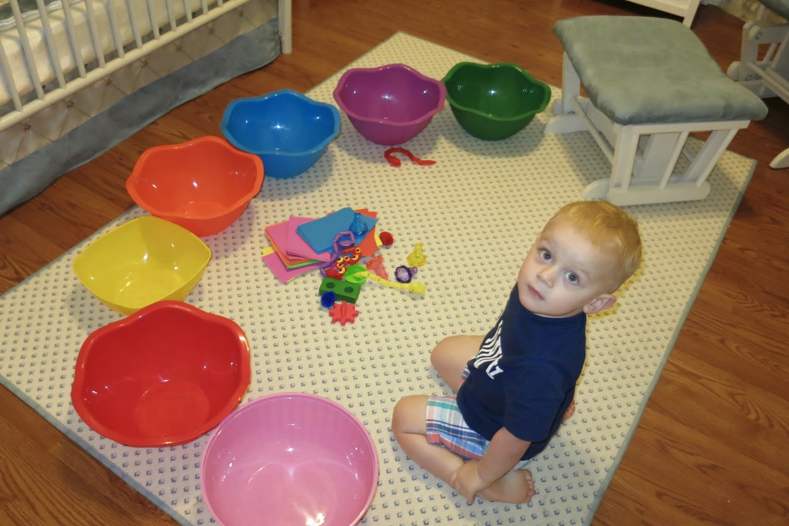 Family, Faith and DIY: Toddler Color Sorting Game
