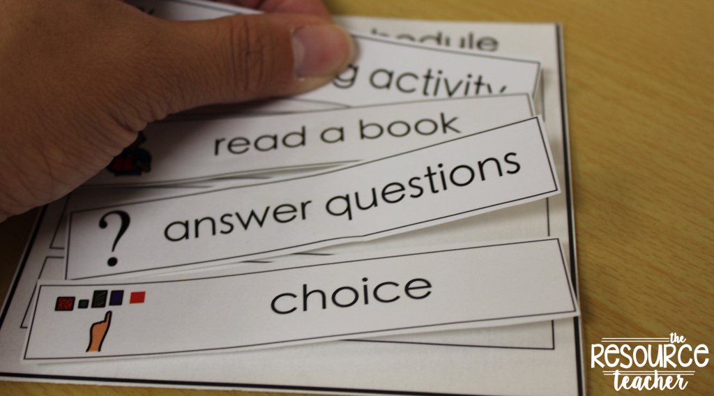 The Resource Teacher: Visual Mini-Schedules