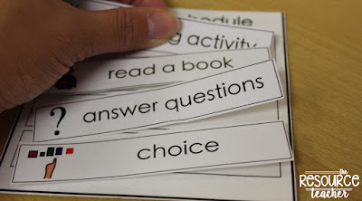 The Resource Teacher: Visual Mini-Schedules