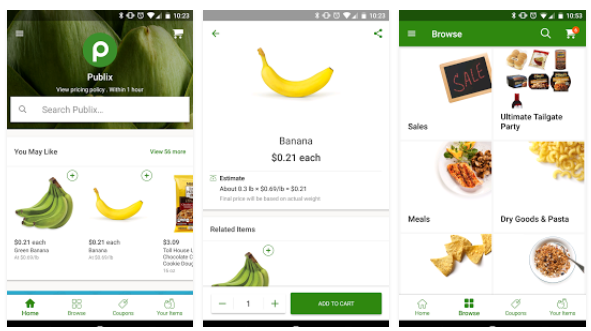 Publix Delivery Mobile App - Youth Apps