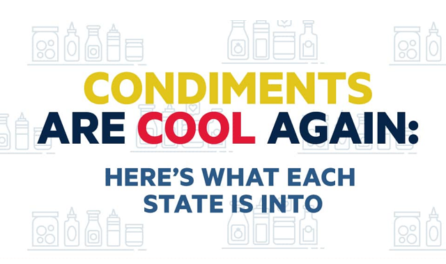 Condiments Are Cool Again: Here’s What Each State Is Into #infographic ...