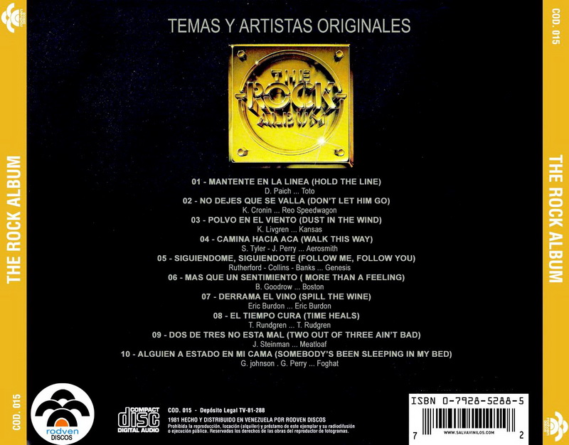 ENTRE MUSICA: THE ROCK ALBUM - Varios artistas (1981)