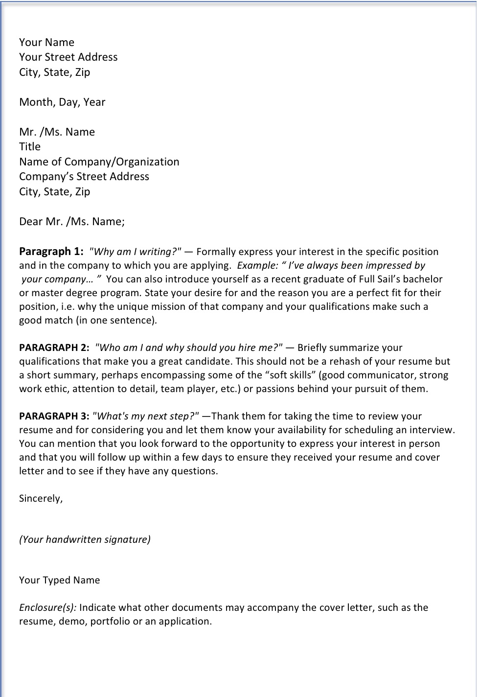 Cover Letter Paragraph 1 Sample Letter Cover Letter Paragraph 1 Sample Letter