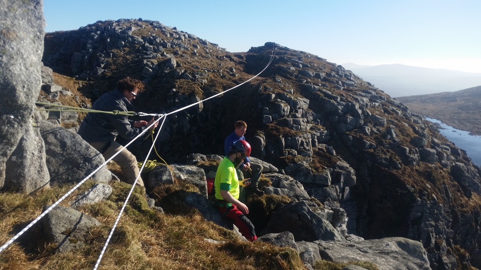 Donegal Rock Climbing. Unique Ascent: Ireland's Highest Tyrolean Traverse