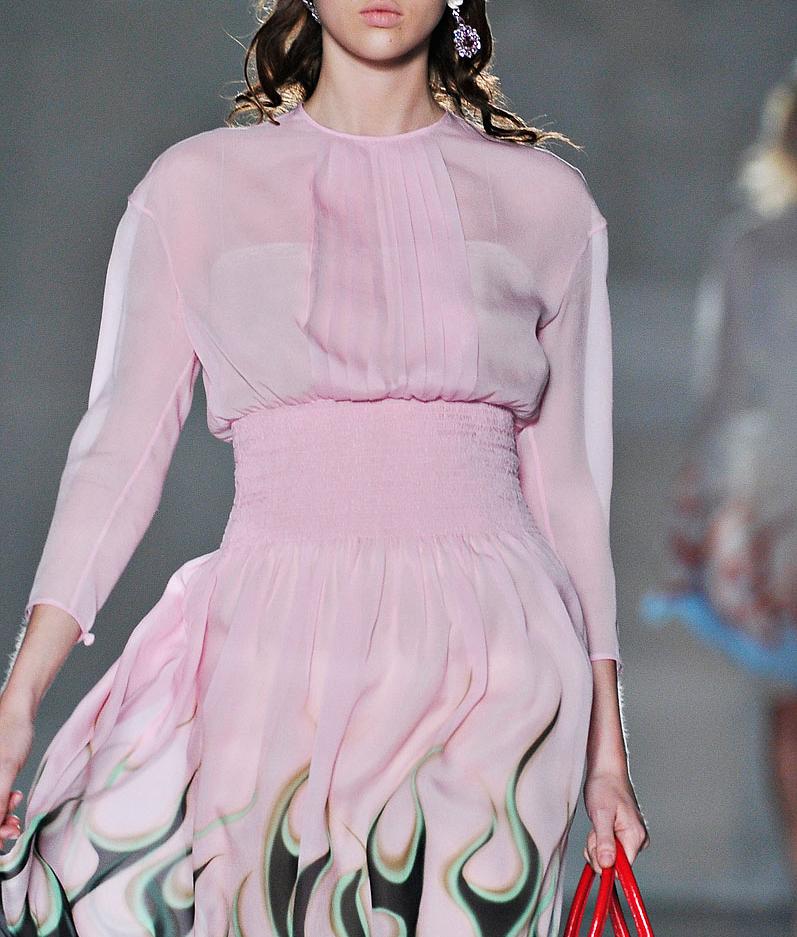 Fashion & Lifestyle: Prada Dresses Spring 2012 Womenswear