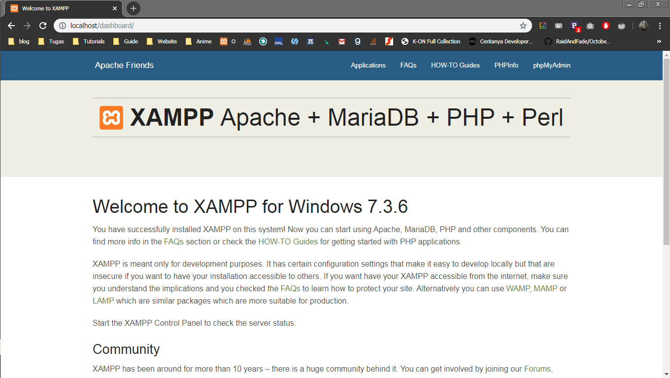 Cara Instalasi XAMPP Secara Detail