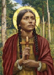 Patron Saint Quilts: Quilt Block in Honor of St. Kateri Tekakwitha