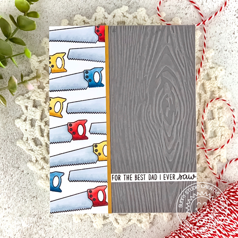 Sunny Studio: Tool Time Card with Angelica