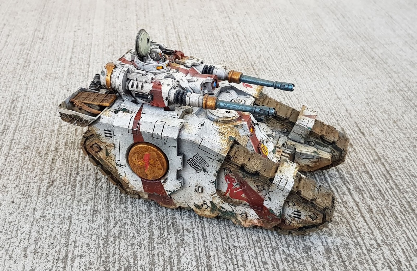 Kampfgruppe Engel: "White Scars" Legion Sicaran Battle Tank
