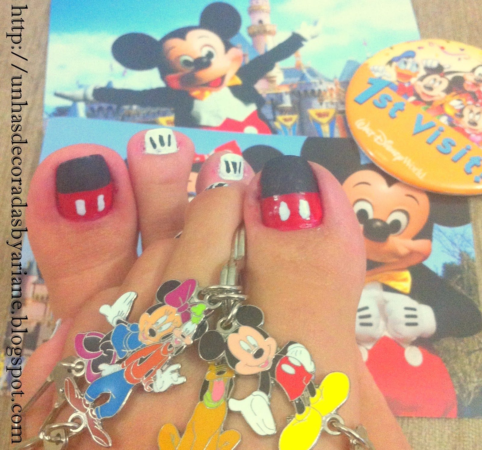 Unhas Artísticas By Ariane Haselmann Unhas Do Mickey