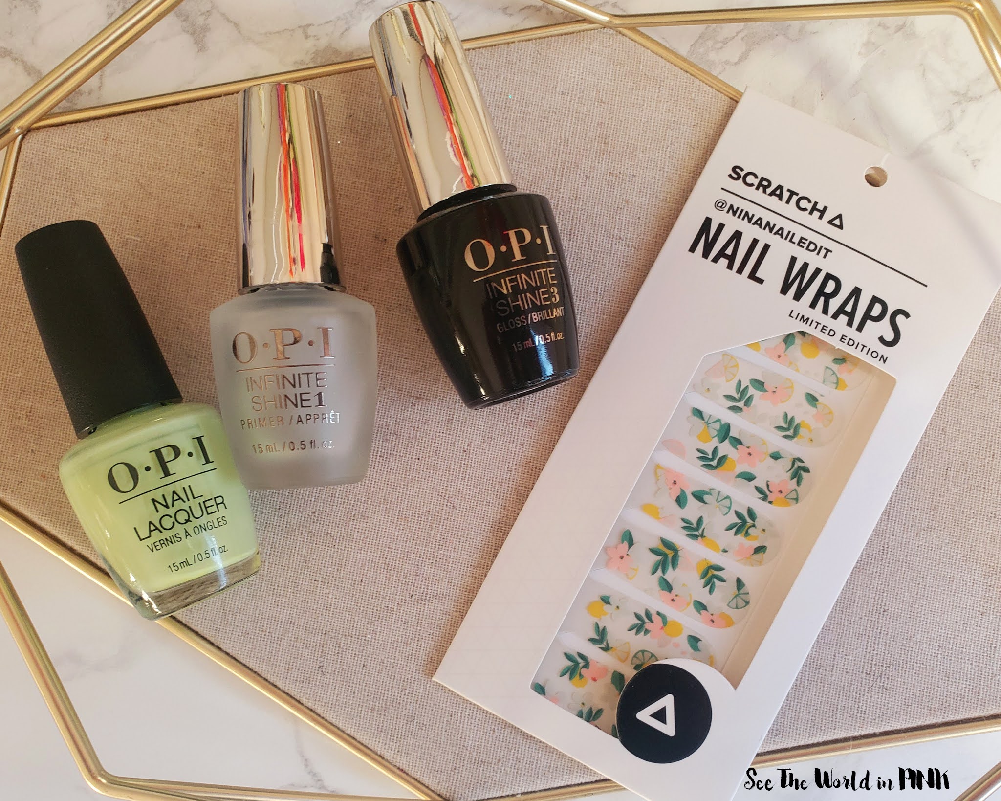 Manicure Monday - Scratch Citrus Blossom Wraps and July 2020 Monthly ...