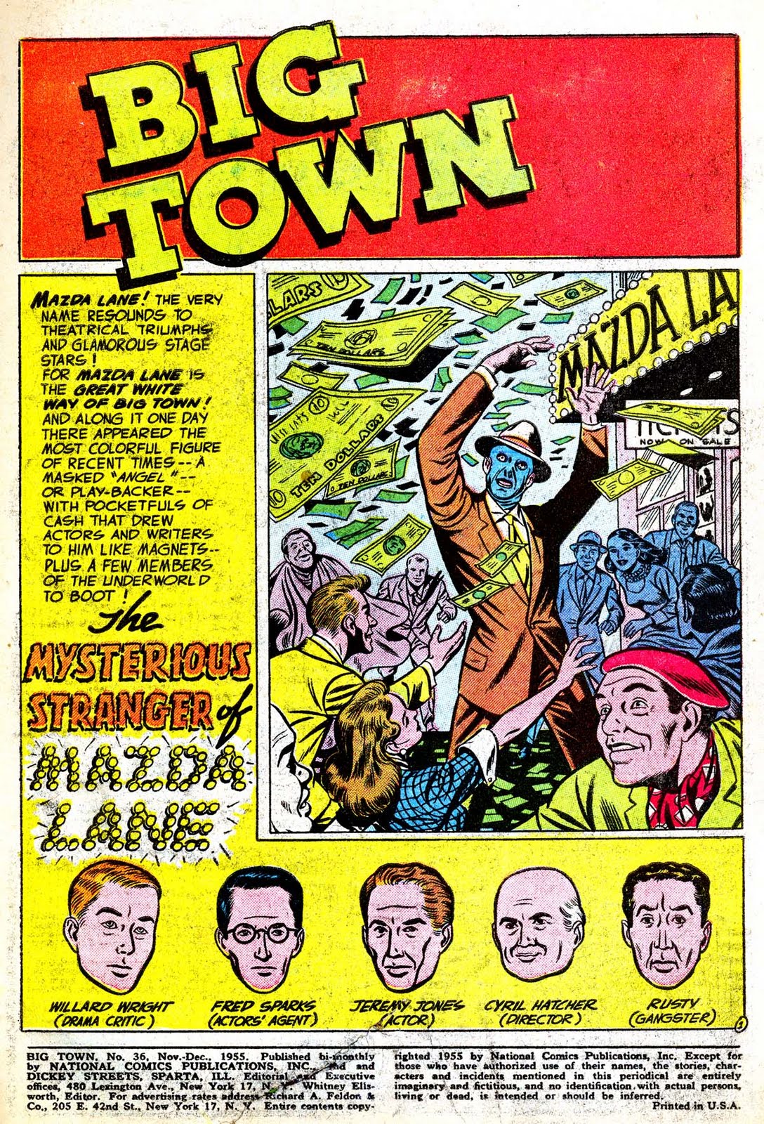 Four-Color Shadows: Big Town-Manny Stallman/John Giunta-1955