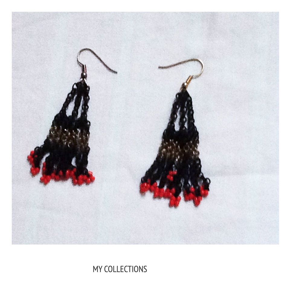 SOL ARTWORDS EXPRESSION"............: BEADED EARRINGS.....ULOL IN B ...