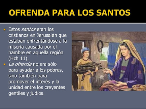 La ofrenda nunca fue para pastores o ministros , era para ayudar a ...