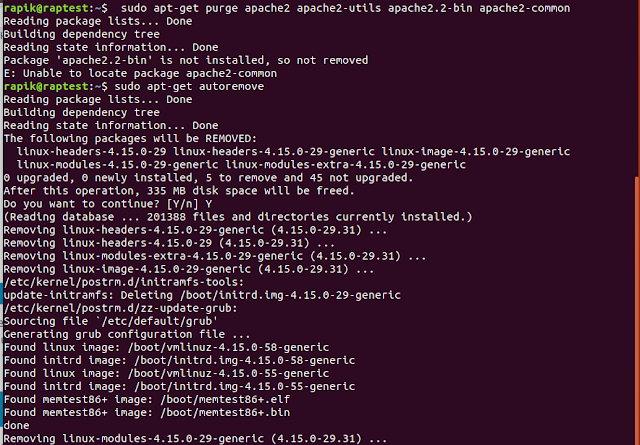 How to Uninstall and Remove Apache2 on Ubuntu 18.04