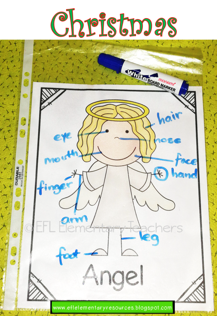 EFL Elementary Teachers: Christmas Flashcards