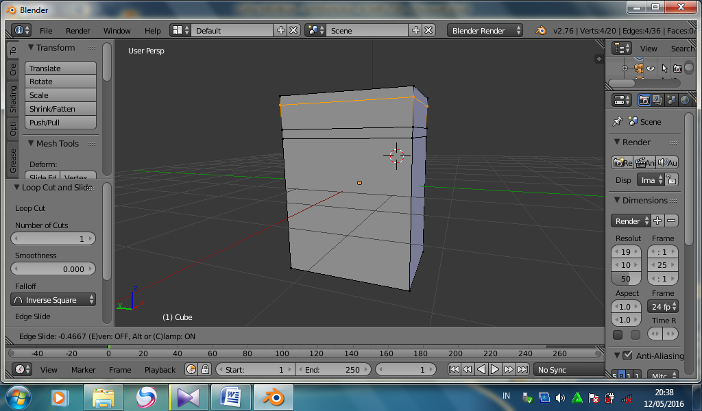 Membuat Objek 3D dengan Blender