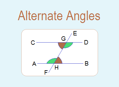 10 Math Problems: Alternate Angles