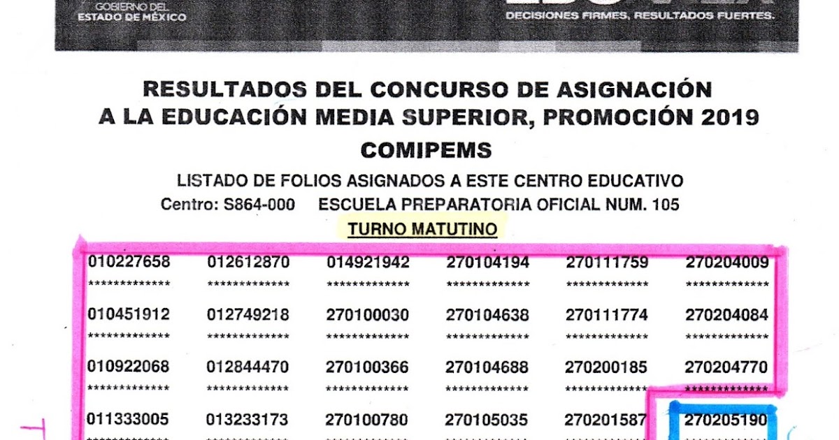 PREPARATORIA OFICIAL 105: INSCRIPCIONES NUEVO INGRESO