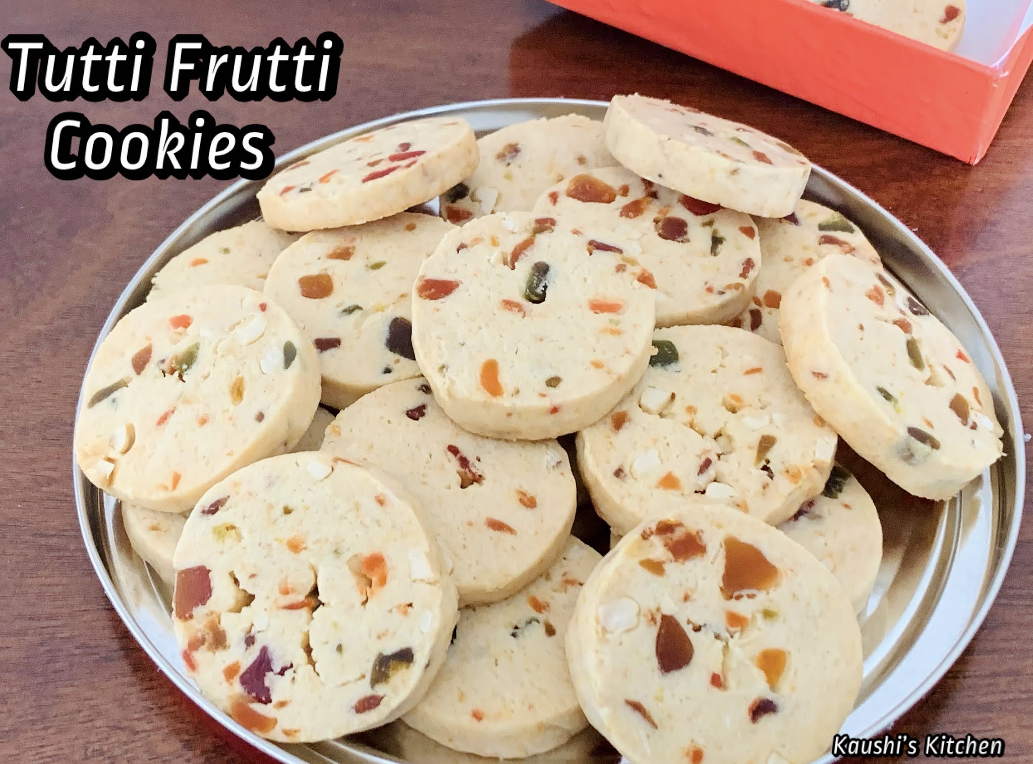Tutti Frutti Cookies | Karachi Biscuits | Eggless Tutti Frutti Cookies
