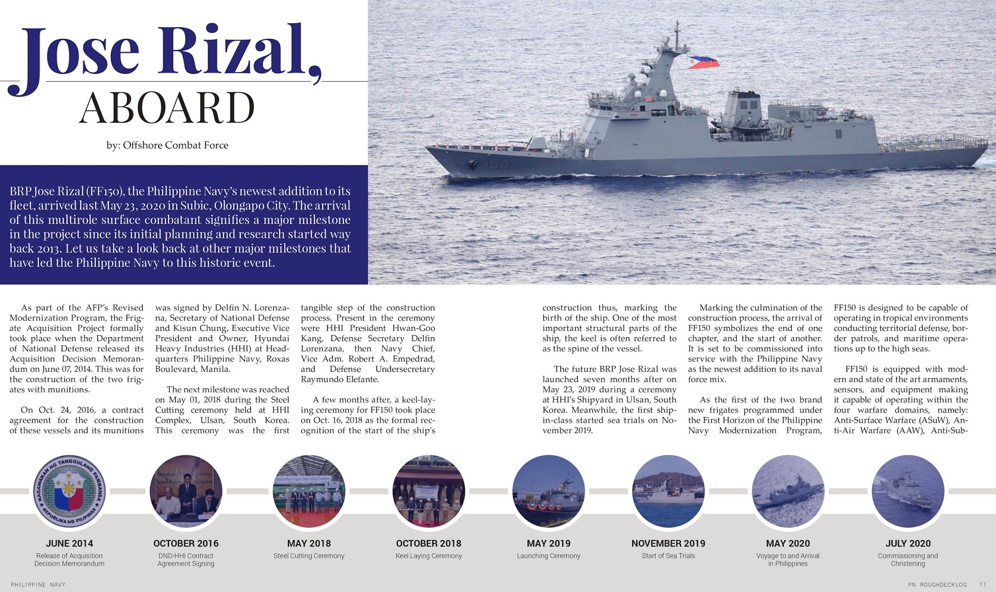 The rhk111 Philippine Defense Updates: BRP Jose Rizal on the PN’s May ...