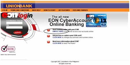 onLineWorx: Applying for a Union Bank EON Cyber Account - part 4 | On ...