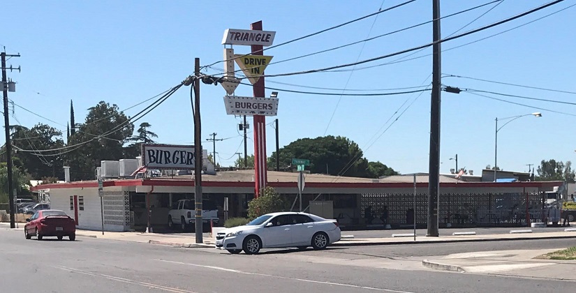 TRIANGLE BURGERS DRIVE IN--Fresno's vintage burger joint is a jewel