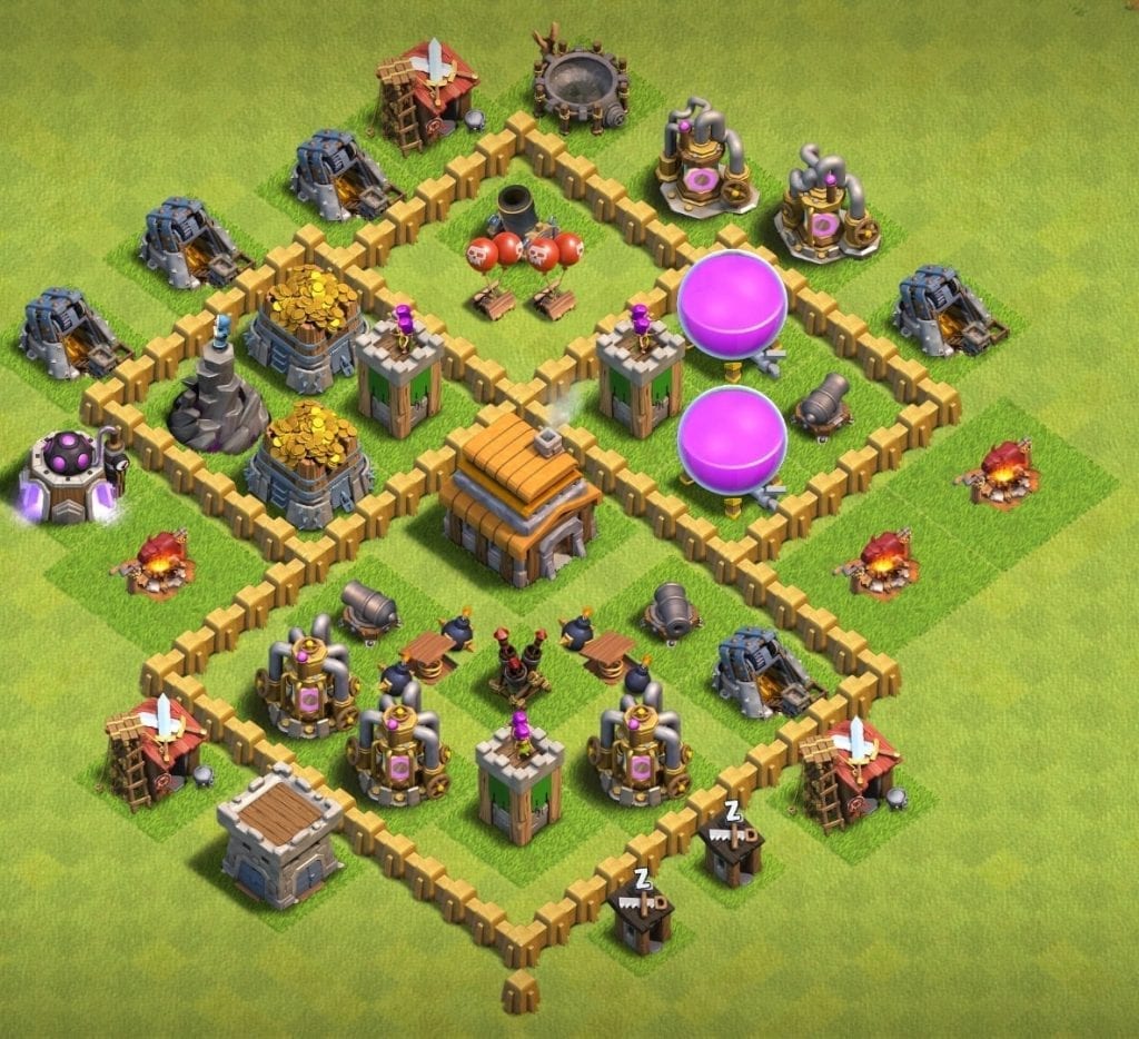 Best TH5 Trophy Base 2021 | Top 6 mẫu xếp nhà thủ Hall 5 | Clash of ...