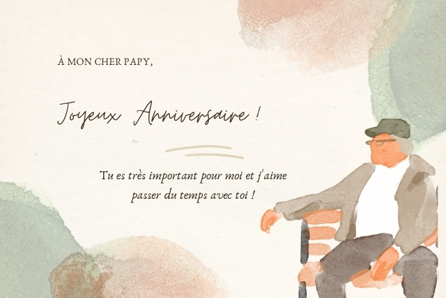 Joyeux anniversaire papy - SMS et textes