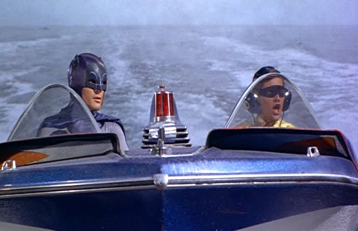 = 1966 Batman Batboat =: Accurate color of the Batboat I and II.