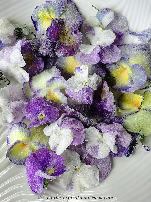 Candied Flowers | How to Make Edible Sugared Pansies