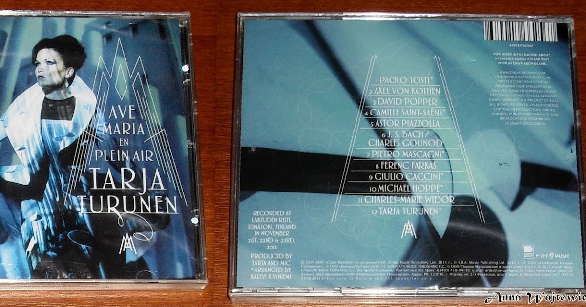 Tarja Turunen Collection: AVE MARIA - EN PLEIN AIR - RUSSIAN EDITION ...