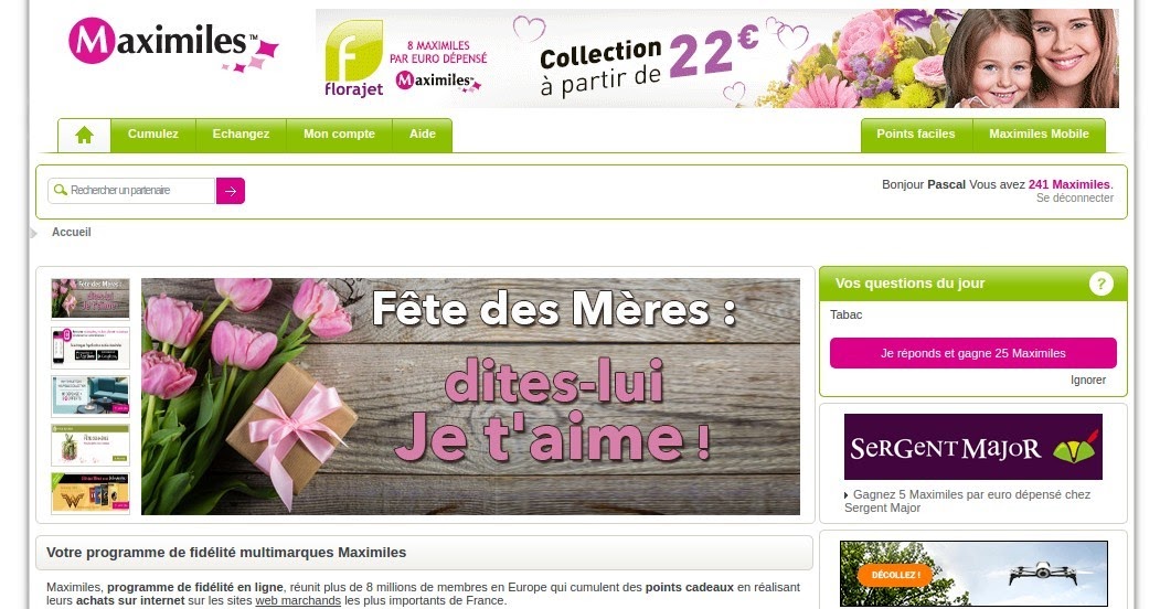 MAXIMILES (sondages rémunérés)