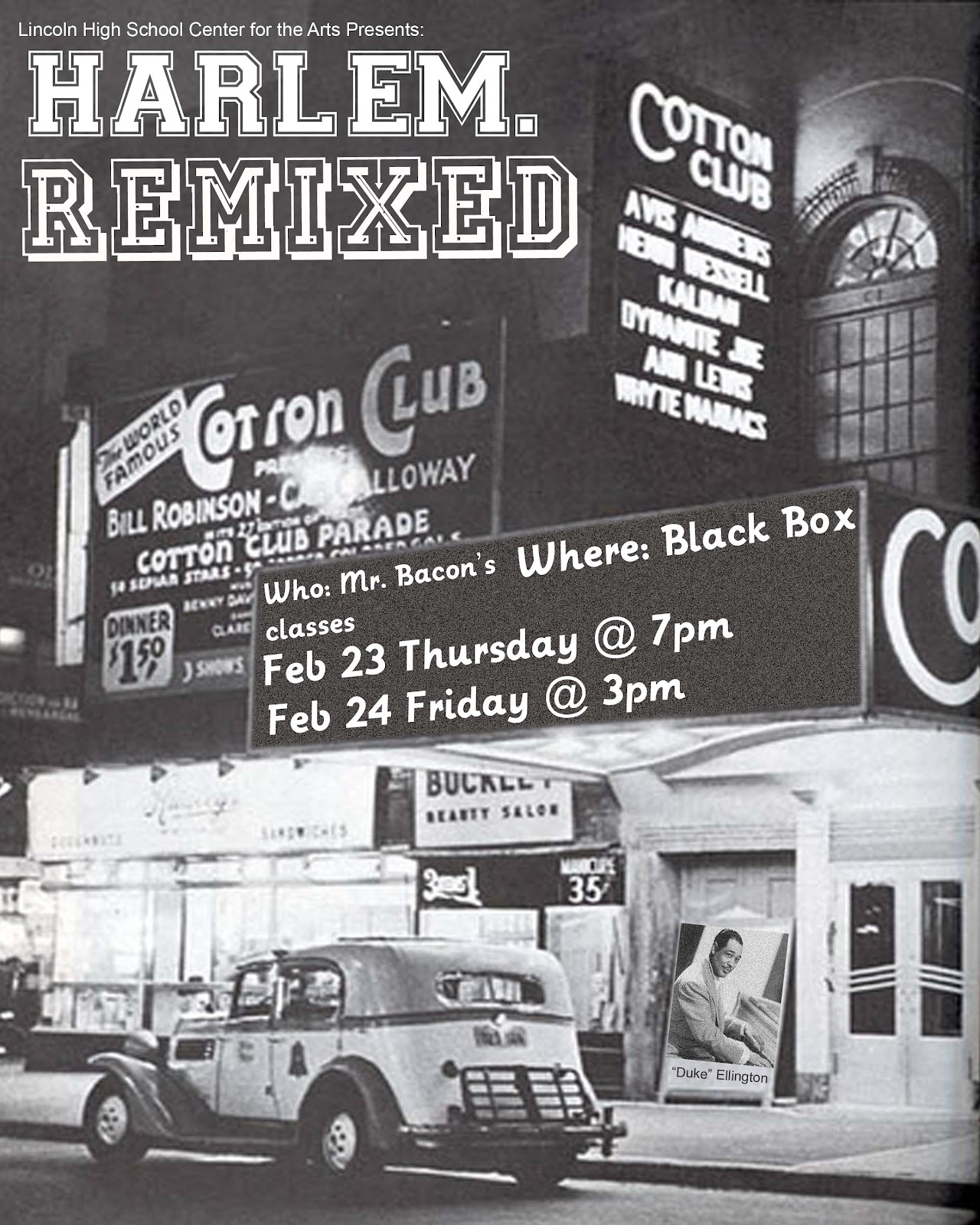 Bary ortiz multimedia: Harlem Poster