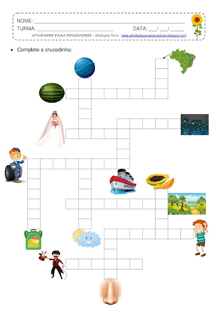 ATIVIDADES PARA EDUCADORES : Atividades com sílabas simples: letra M ou letra N